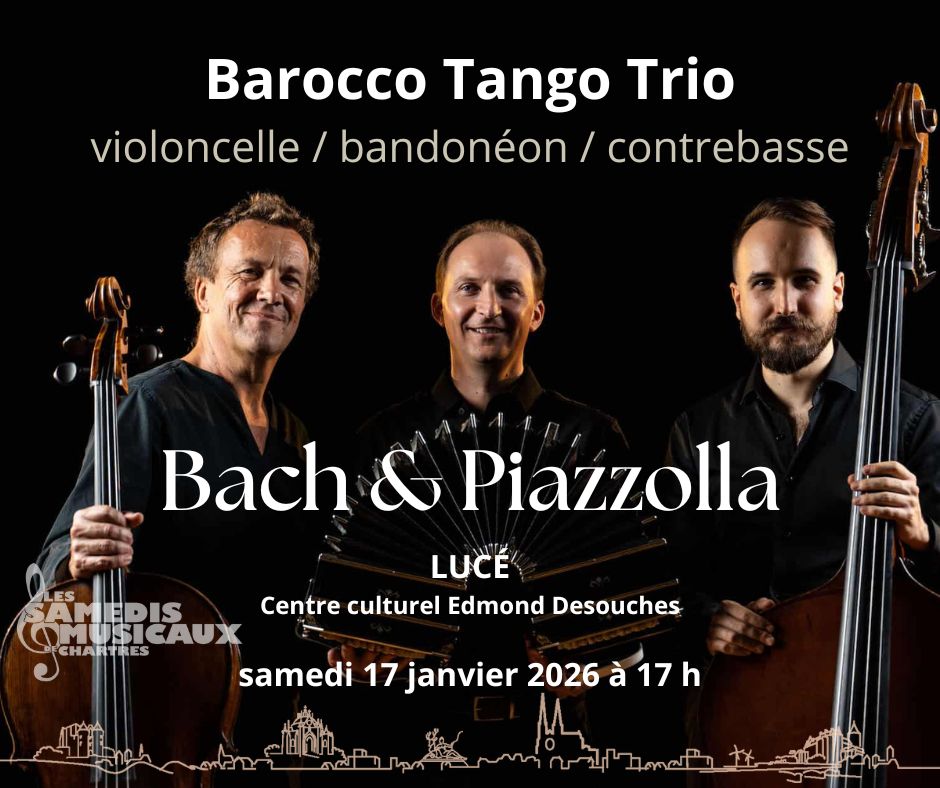 Concert du Barocco Tango trio : de Bach à Astor Piazzolla