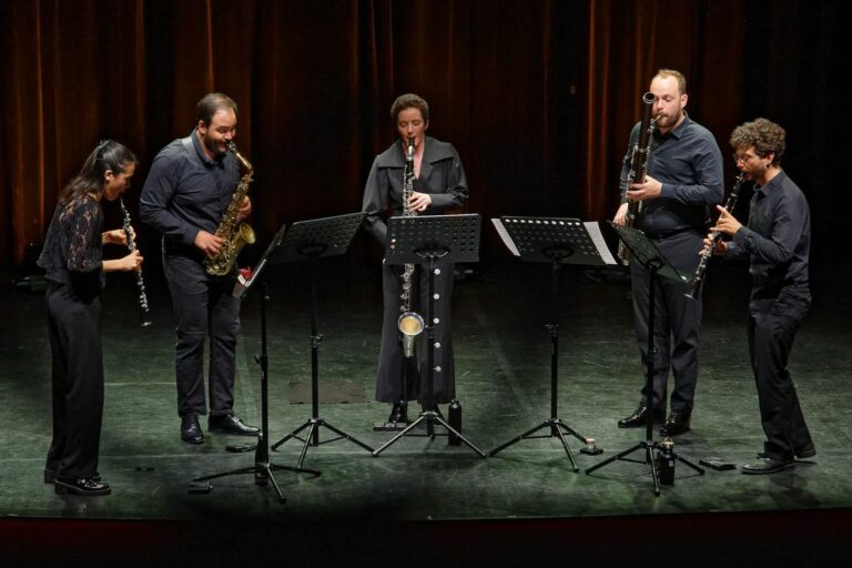 Concert du quintette ÉKO : Debussy, Alexis Ciesla, Marc Mellits,...